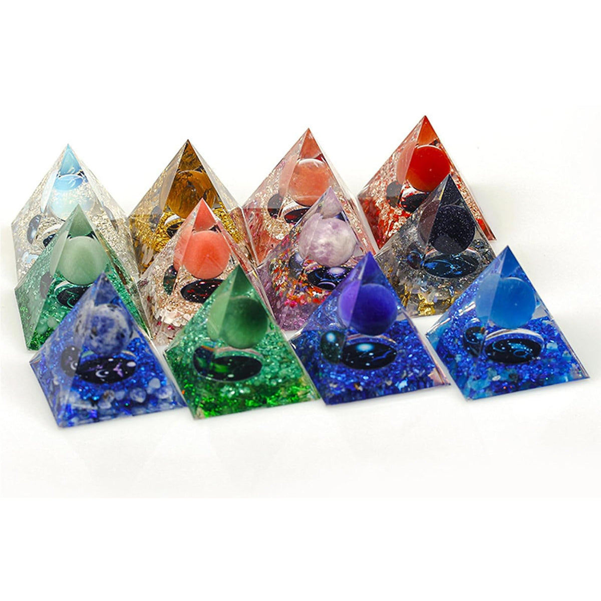 blue sandstone pyramid for meditation