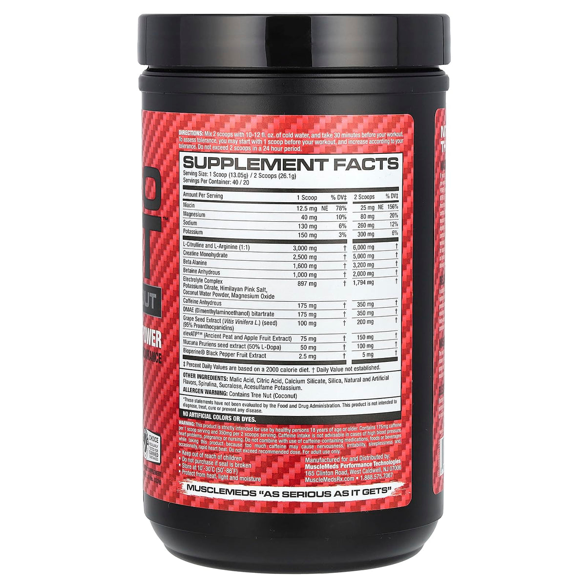 Blue Slush pre workout for endurance