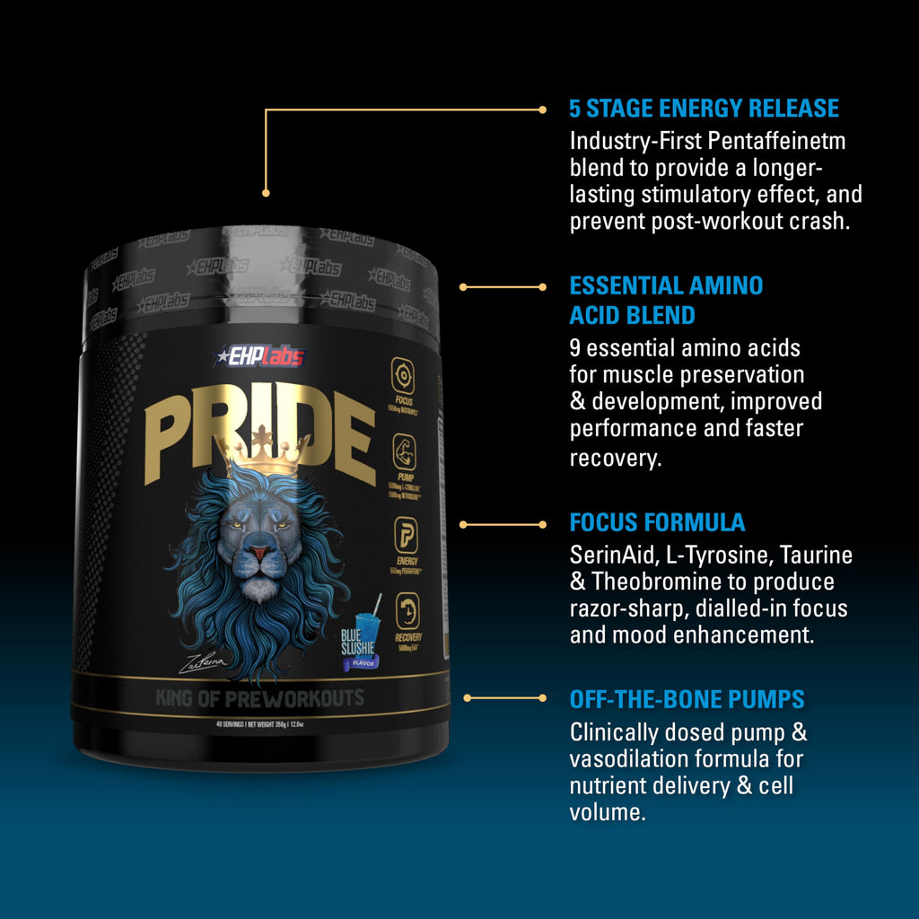 Blue Slushie flavour energy powder