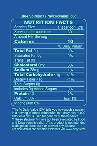 blue spirulina for protein drinks