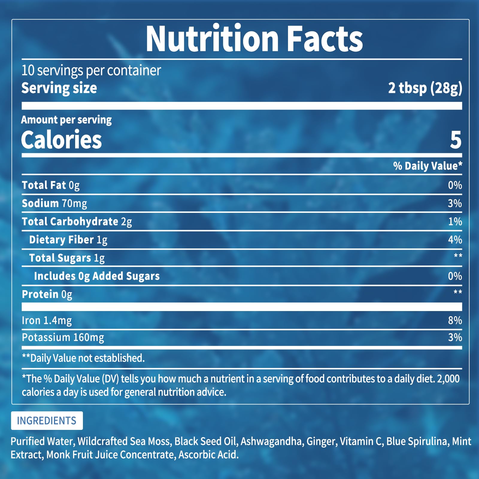 blue spirulina gel for smoothie recipes