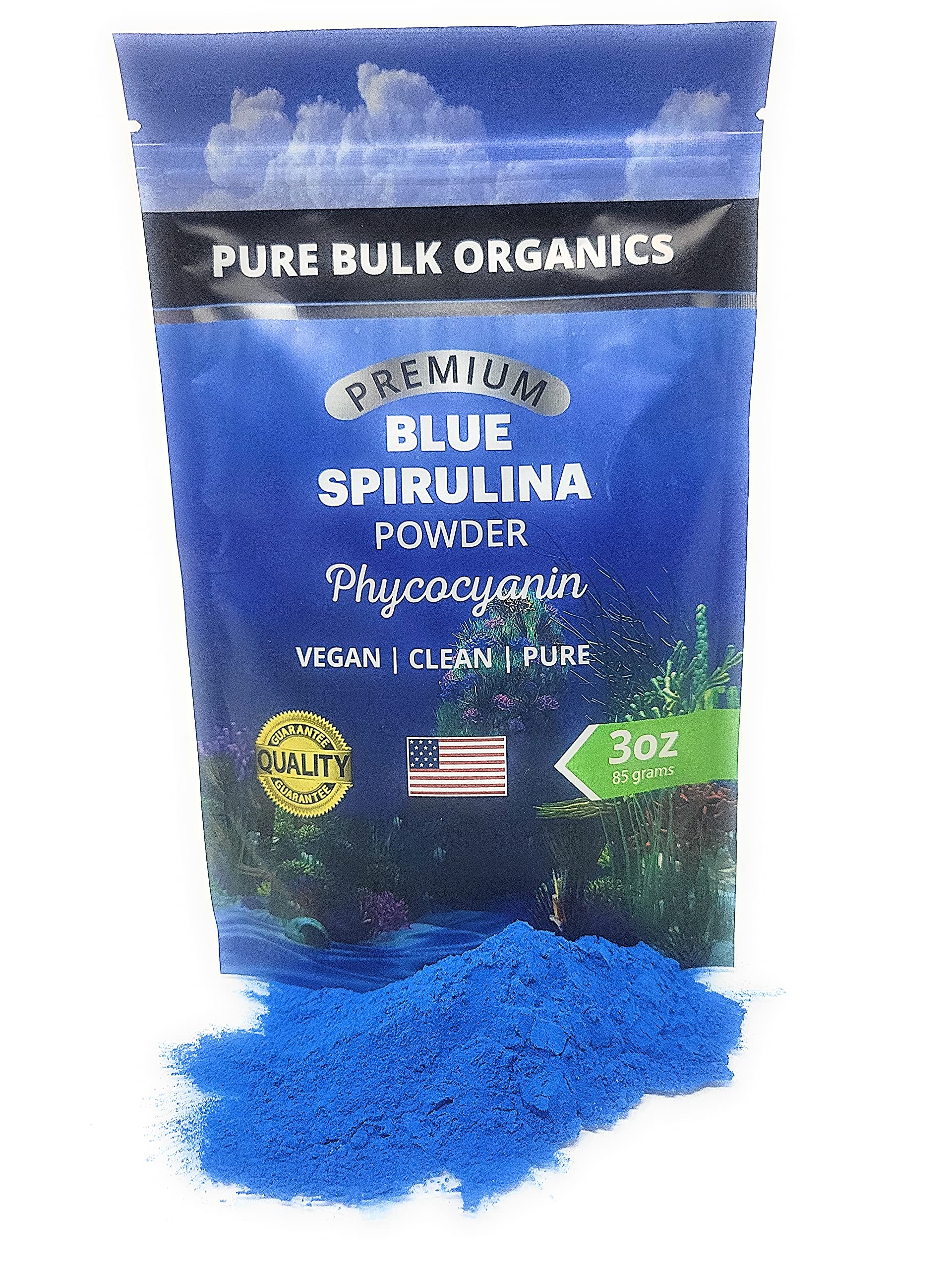 blue spirulina powder for baking