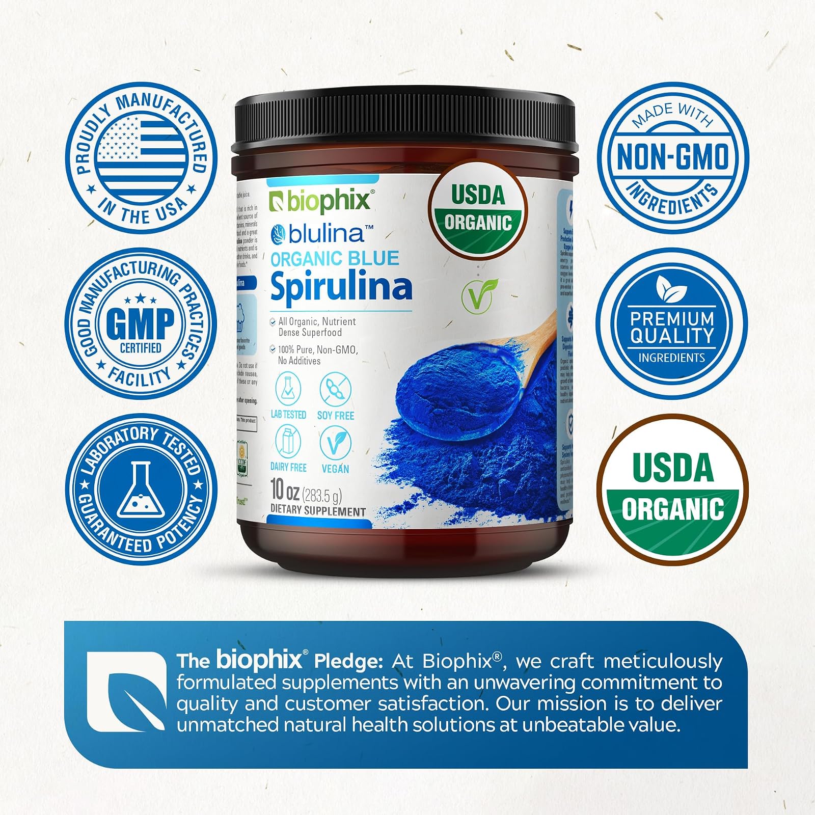 blue spirulina powder for baking