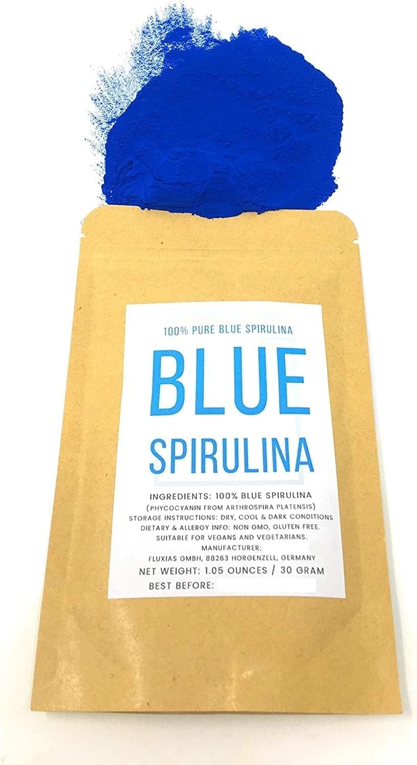 blue spirulina powder for detoxification