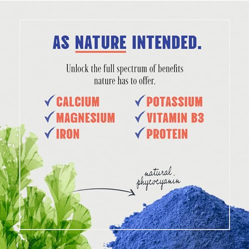 blue spirulina powder for vibrant food coloring