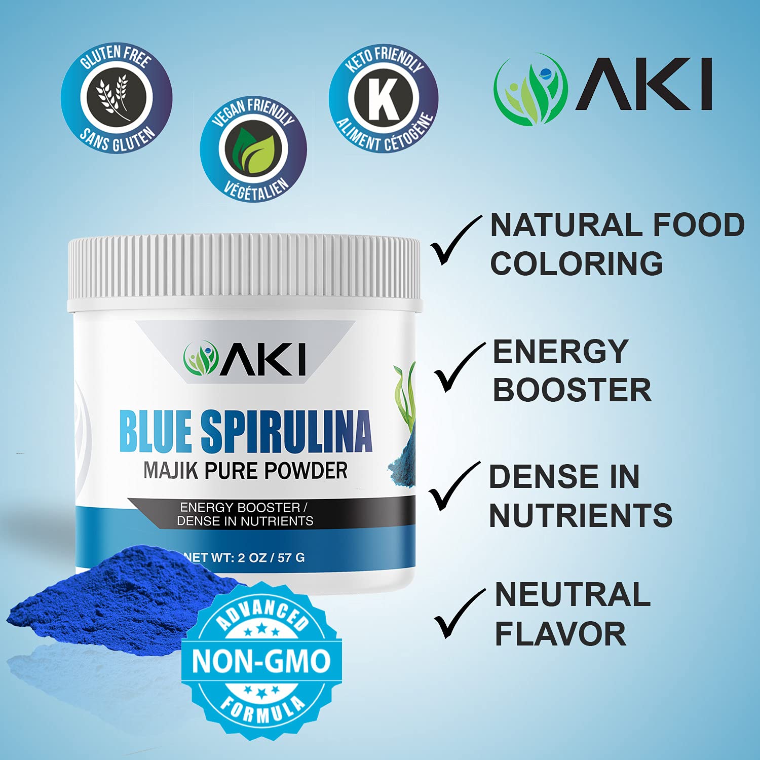 blue spirulina superfood for smoothies