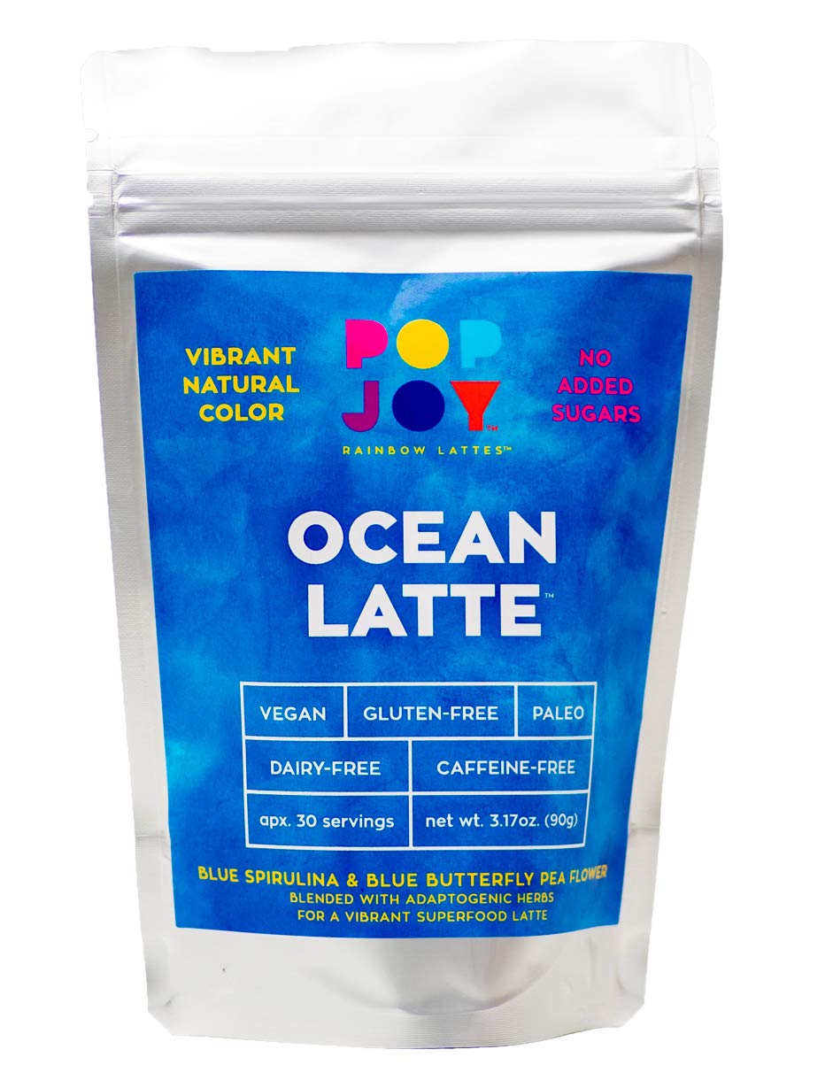 Blue spirulina wellness latte mix