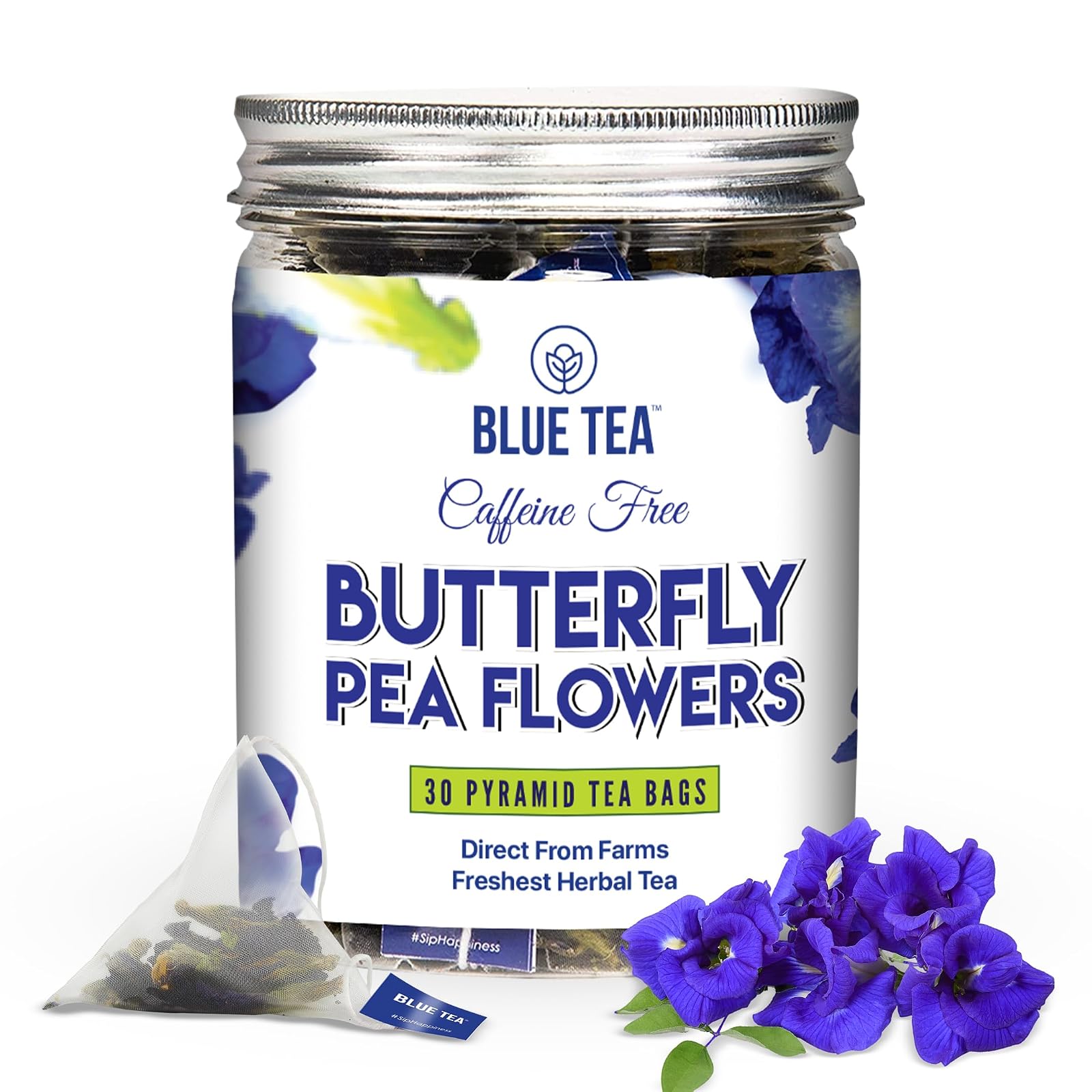 BLUE TEA butterfly pea flower tea bags
