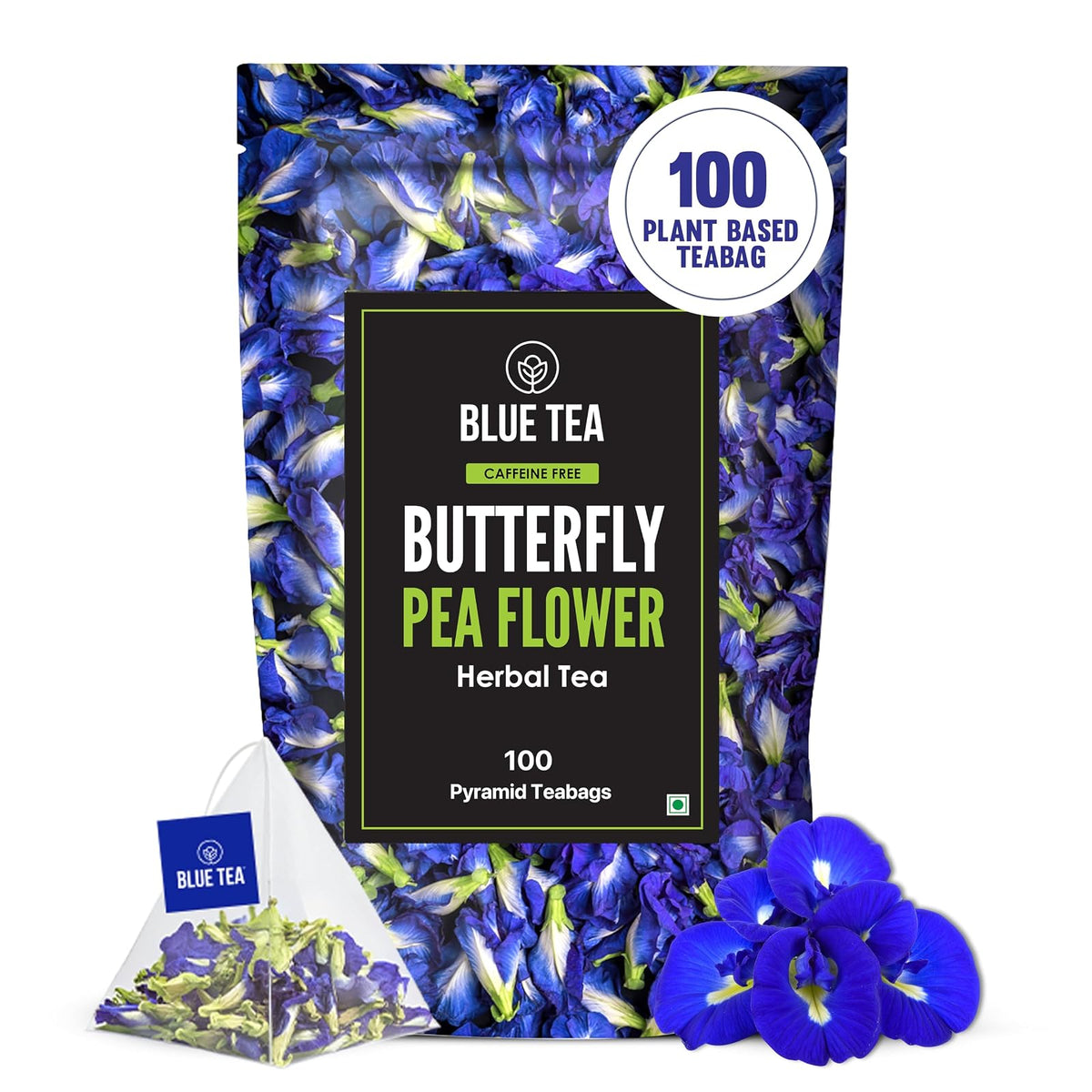 blue tea butterfly pea flower tea bags