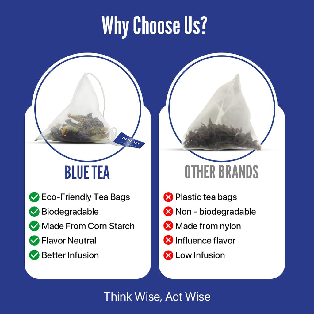 blue tea for unique herbal infusion