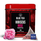Blue Tea hibiscus herbal tea bags
