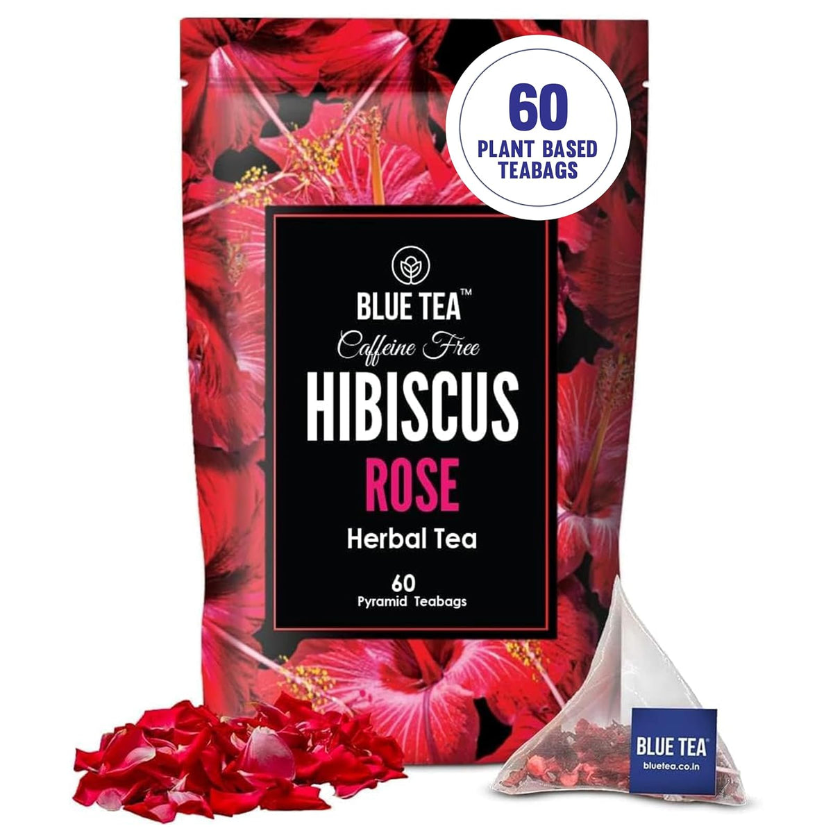 BLUE TEA hibiscus herbal tea bags