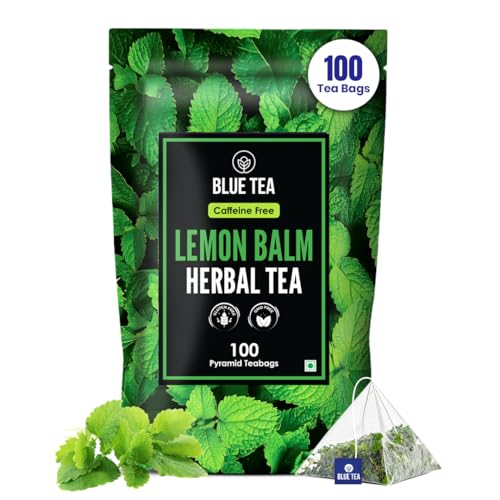 BLUE TEA lemon balm herbal tea bags