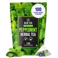 BLUE TEA peppermint herbal tea bags