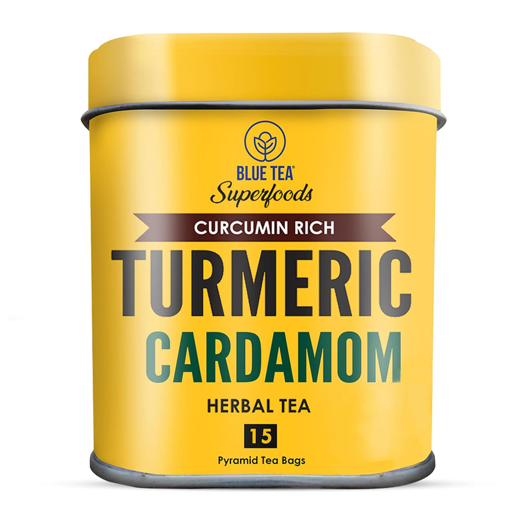 BLUE TEA turmeric tea pyramid bags