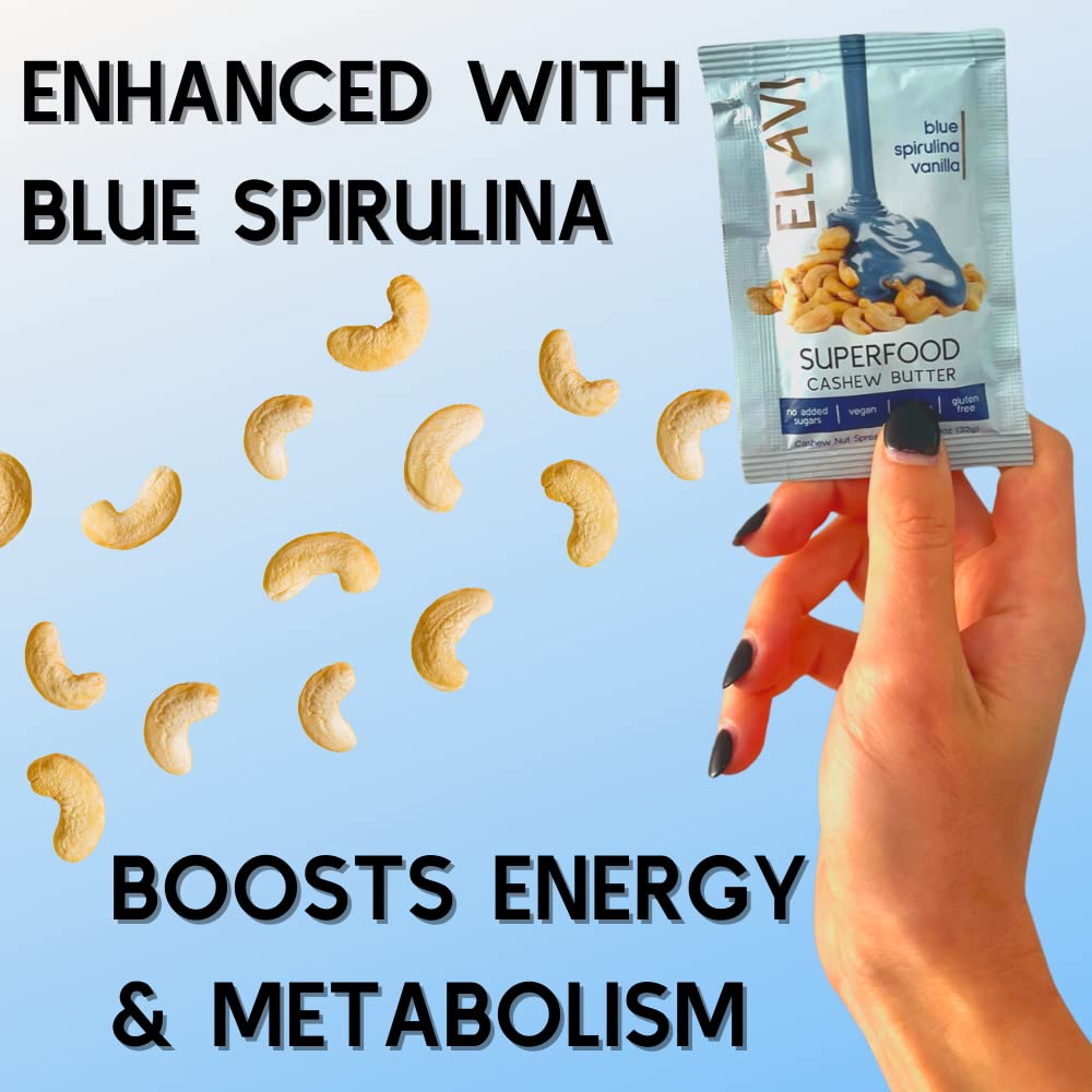 blue vanilla flavour nut spread