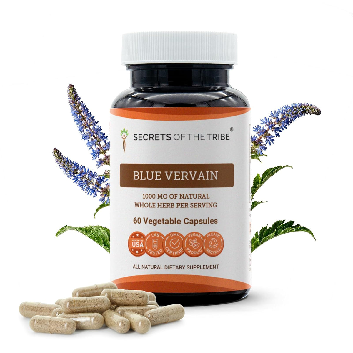 Blue Vervain 1000 mg capsules