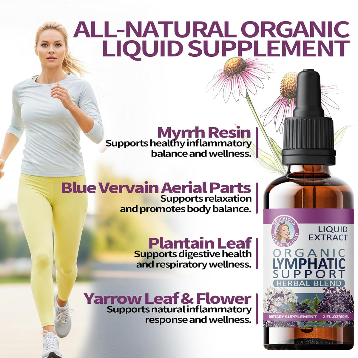 Blue vervain calming herbal drops