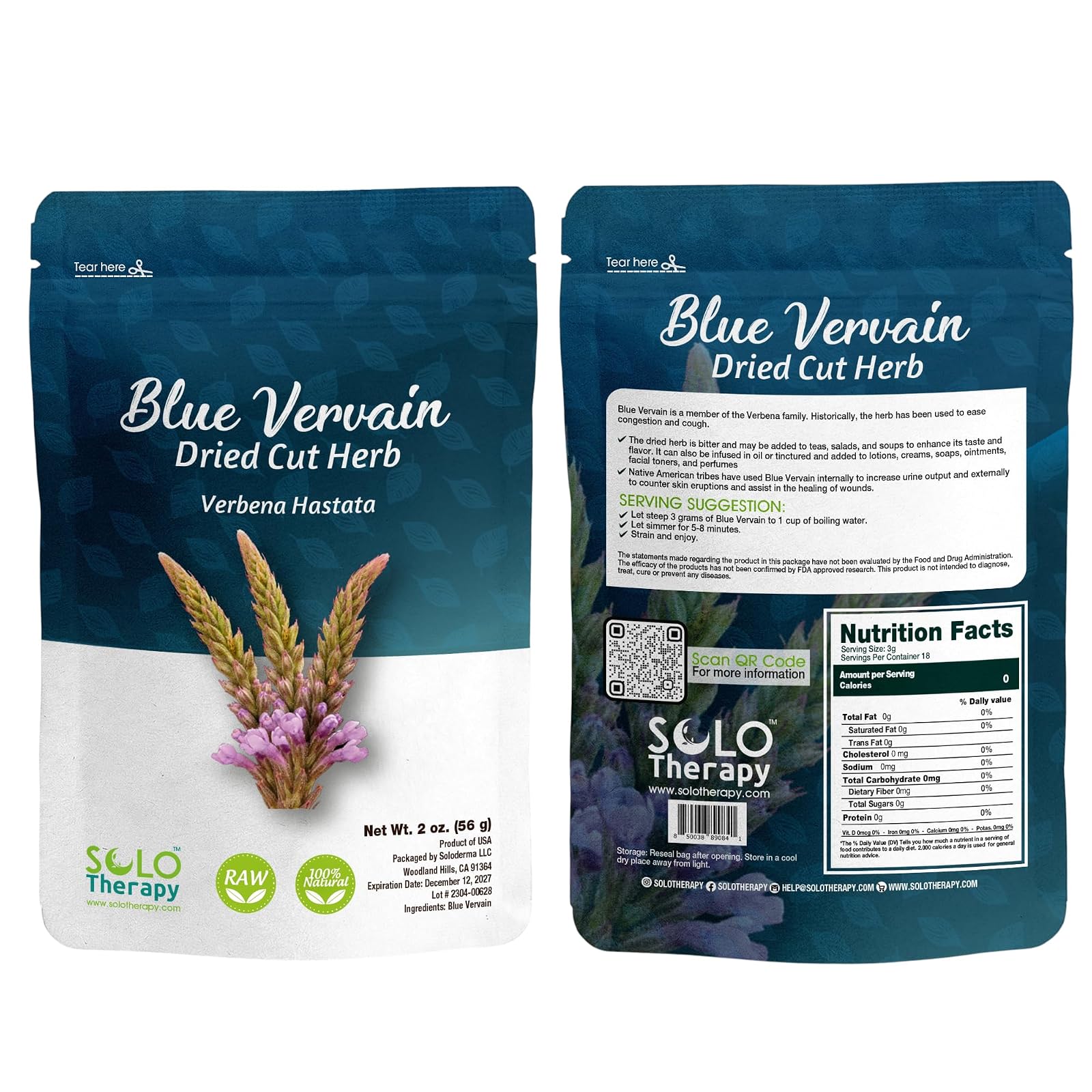 blue vervain herbal tea benefits