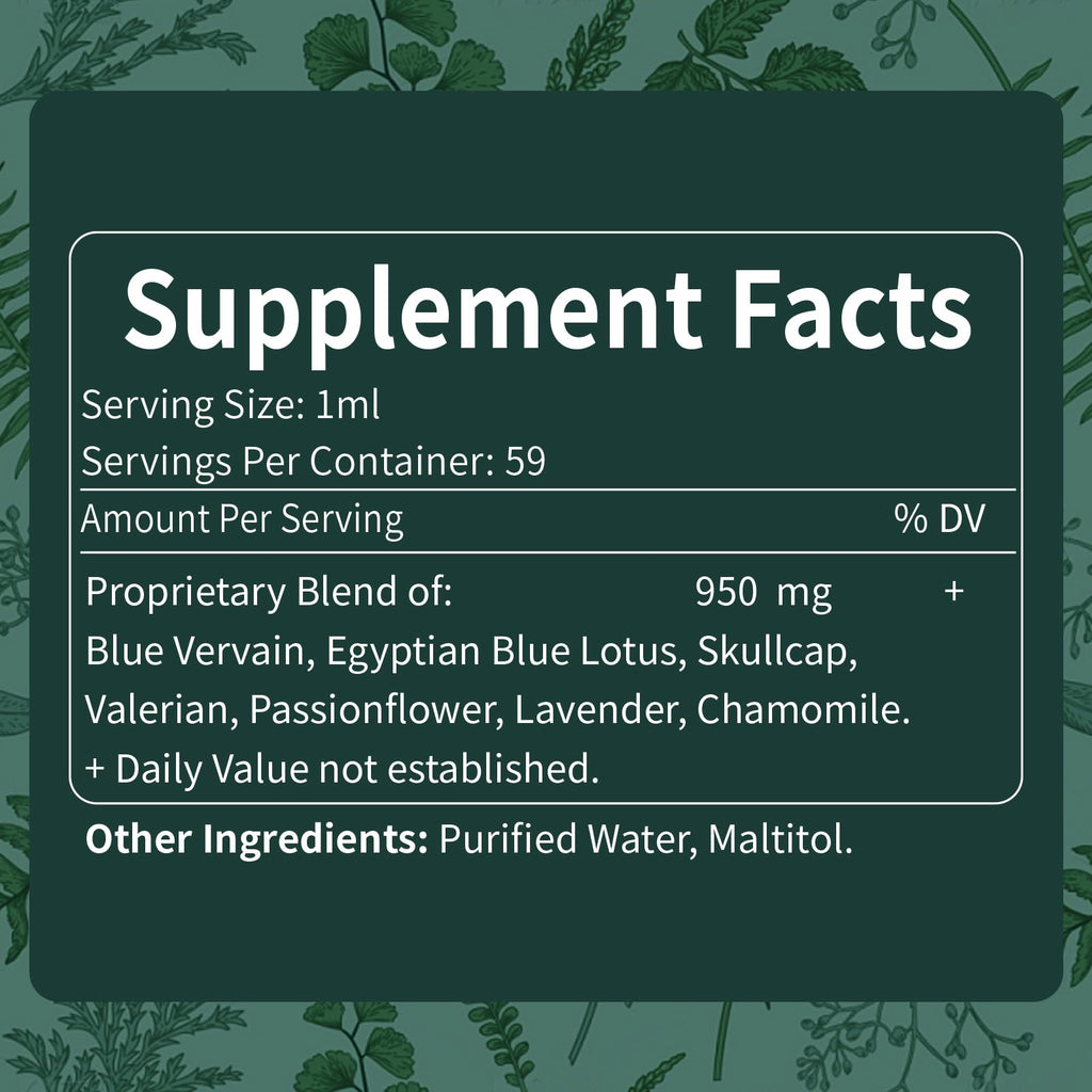 Blue Vervain sleep support formula