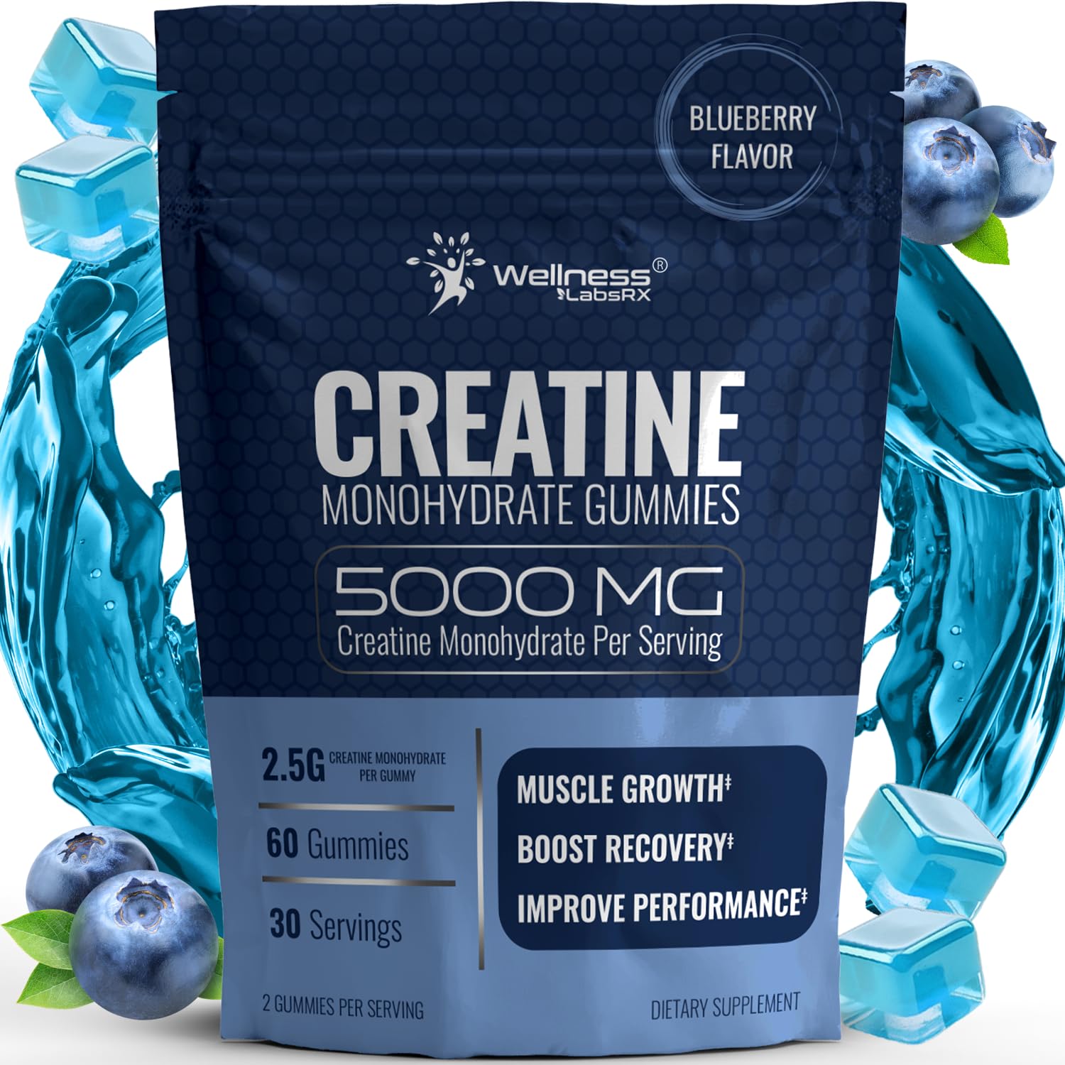 blueberry creatine monohydrate gummies