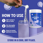 Blueberry drink mix for daily hydration
