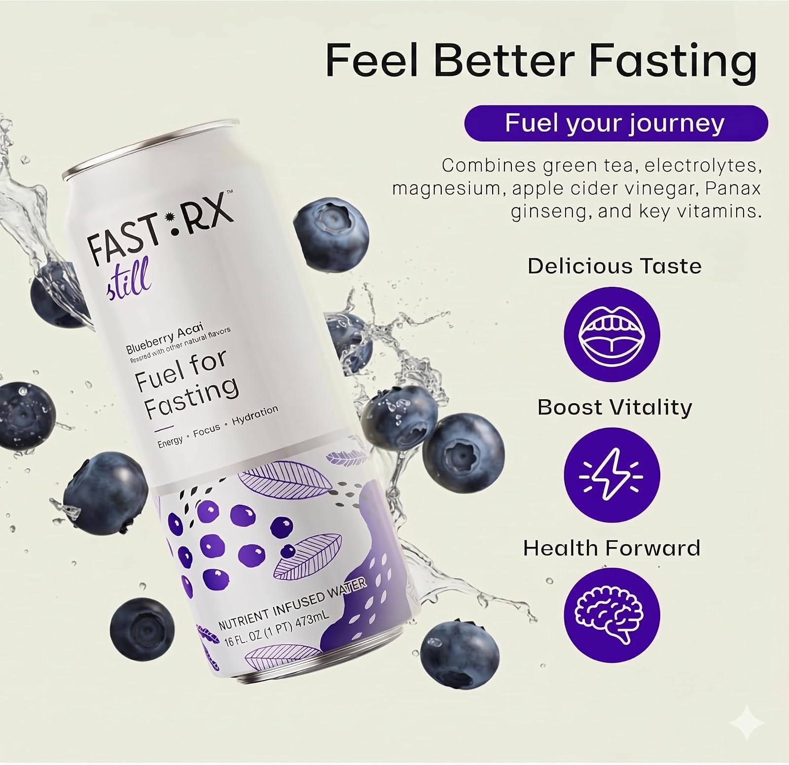 blueberry electrolyte tablets for fasting