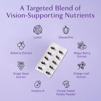 Blueberry extract for enhanced eyesight