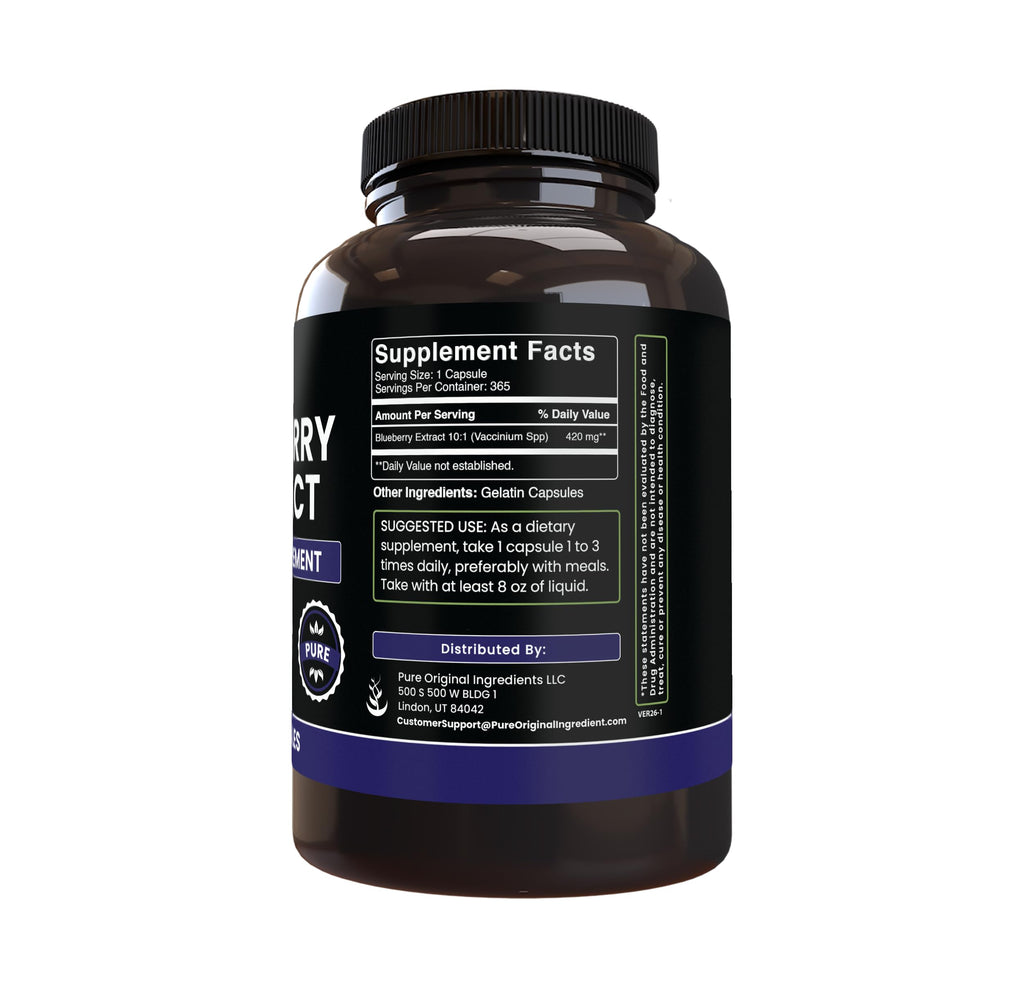 blueberry extract for health support