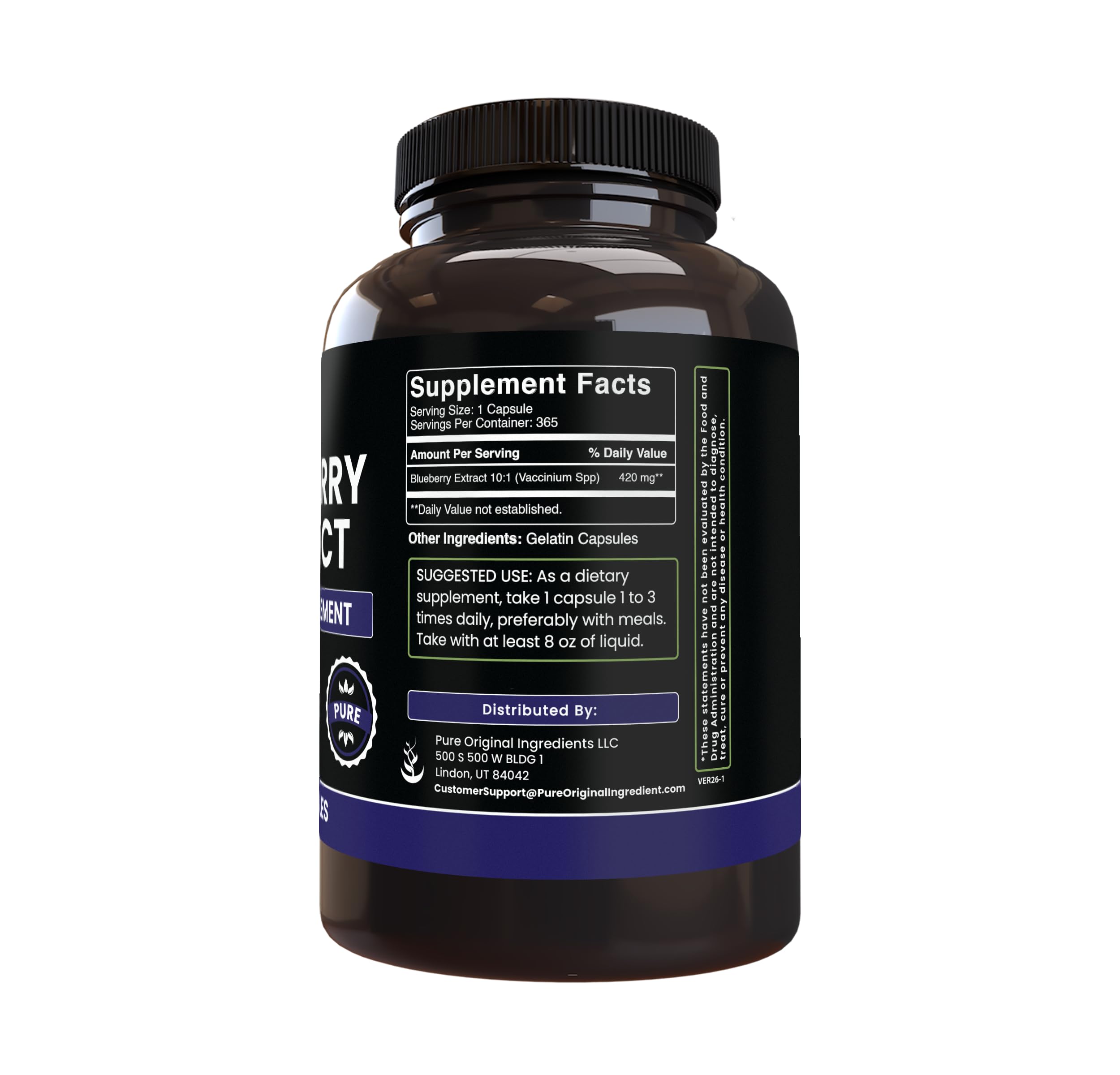 blueberry extract for health support