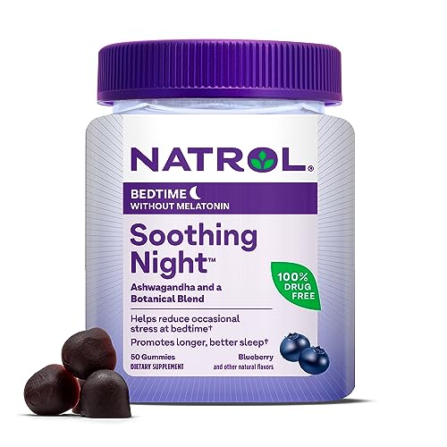 blueberry-flavored bedtime support gummies