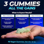 blueberry flavour creatine gummies