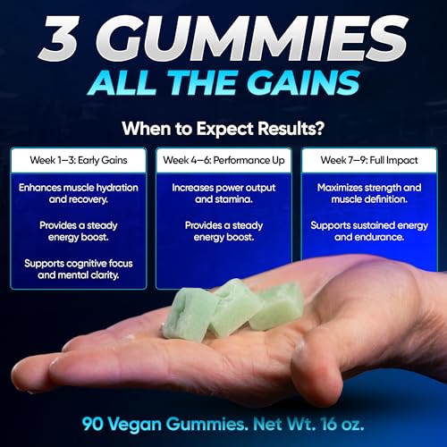 blueberry flavour creatine gummies