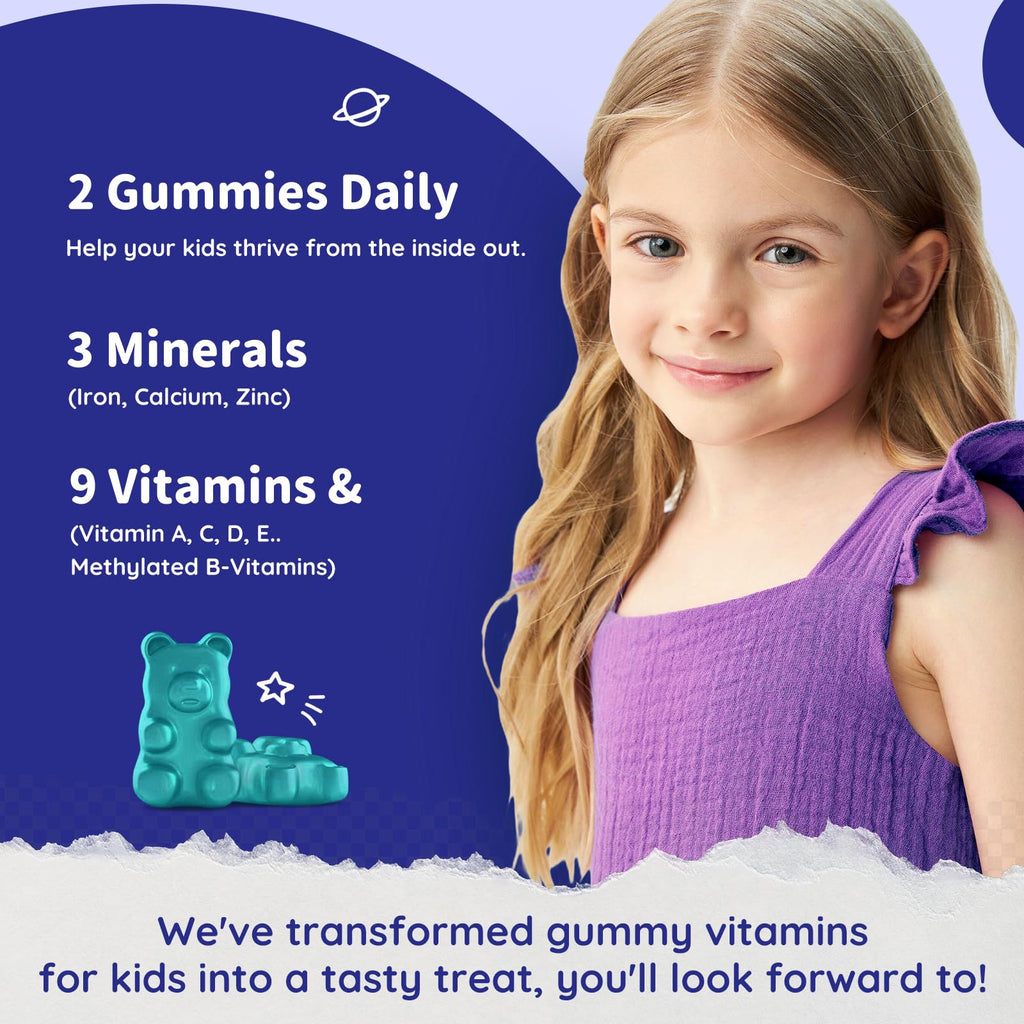 blueberry flavour multivitamins for children