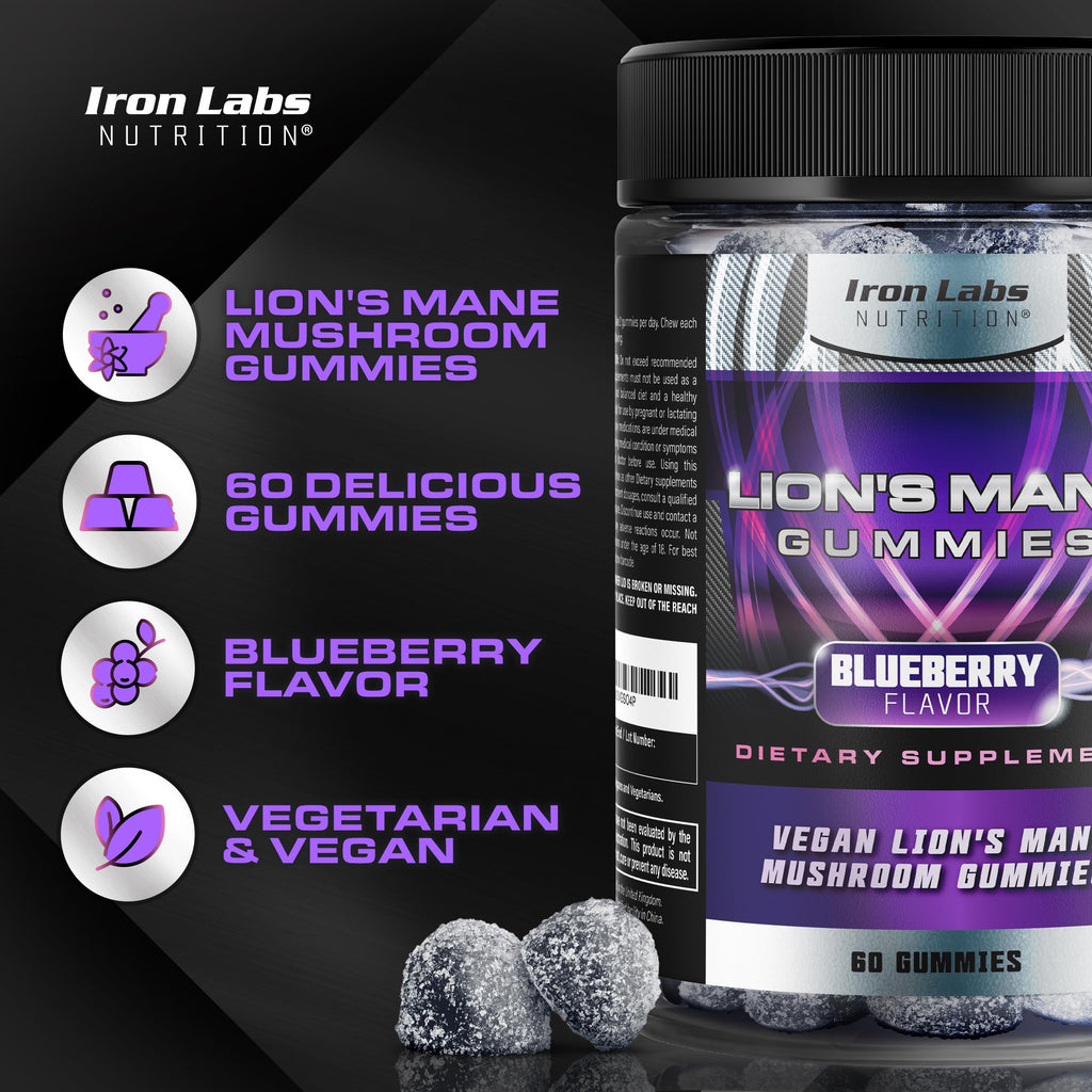 blueberry flavour mushroom gummies