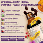blueberry flavoured detox drops