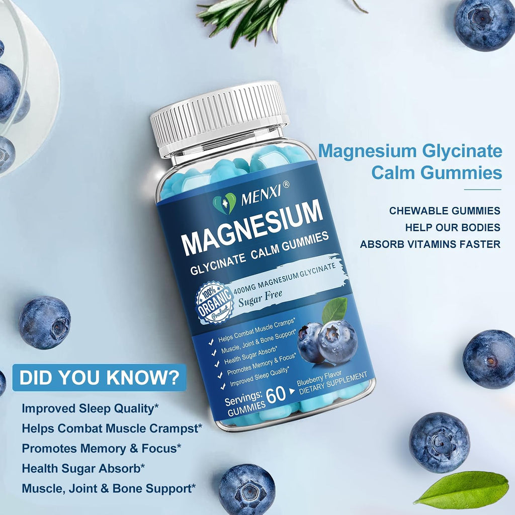 blueberry-flavoured magnesium for overall wellness
