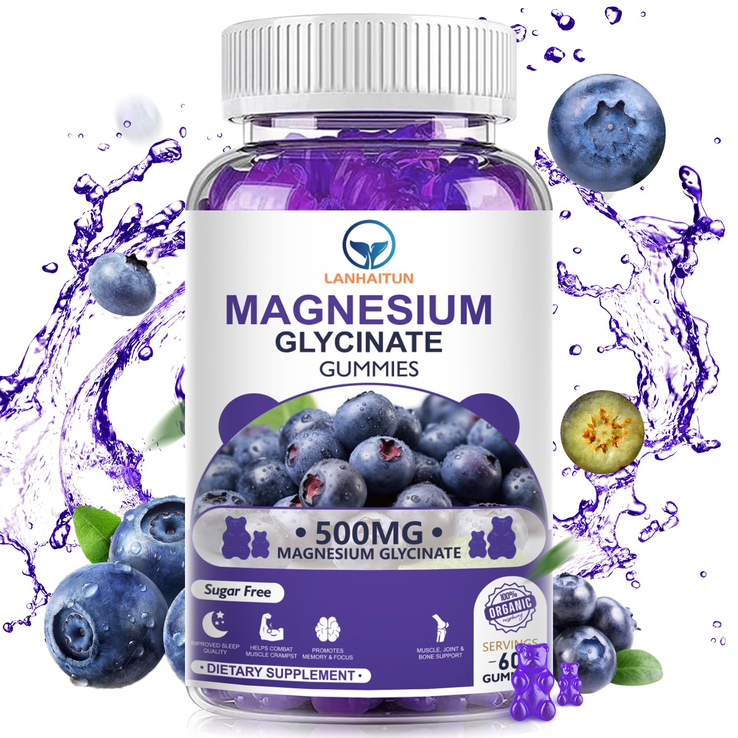 blueberry flavoured magnesium supplement