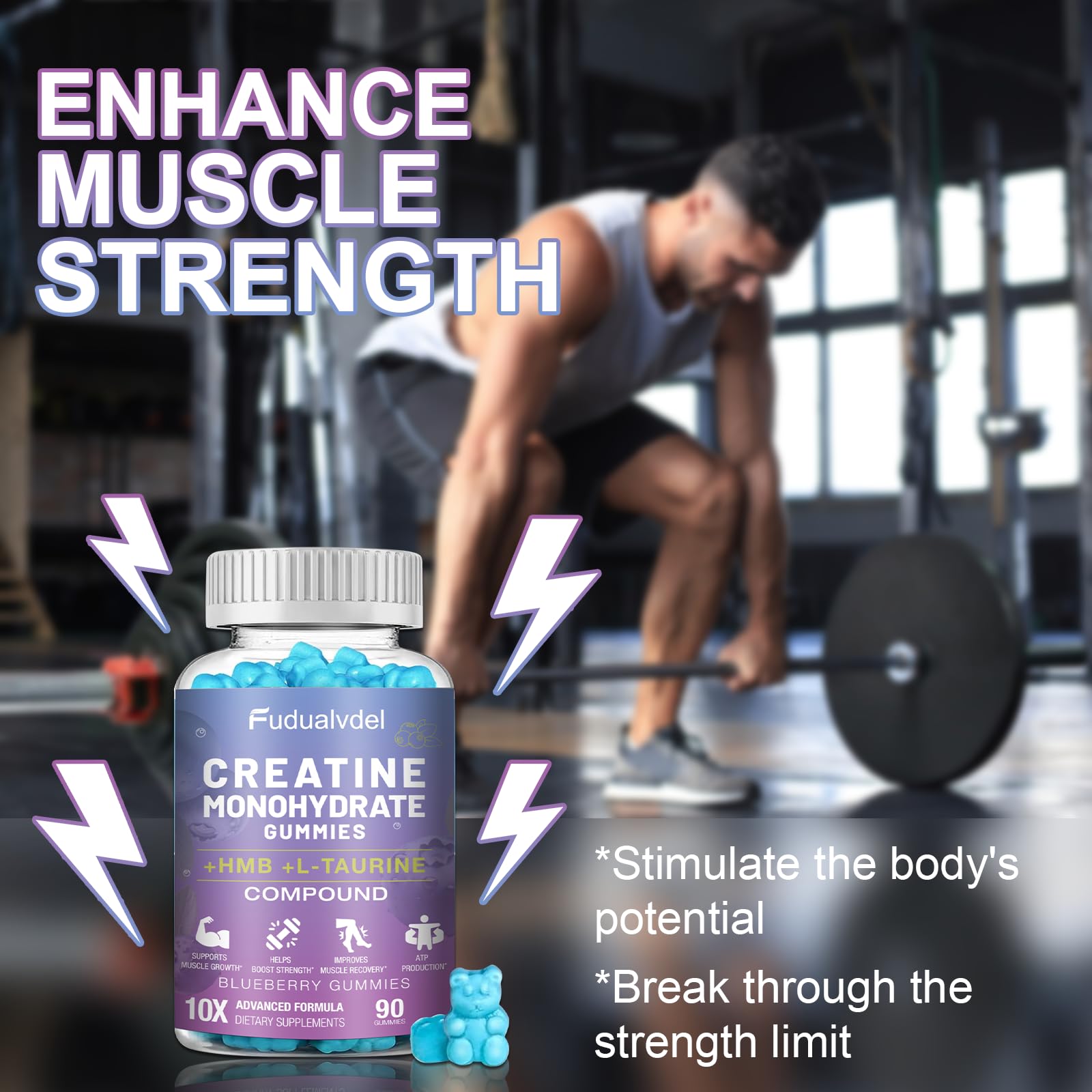 Blueberry fudge creatine HMB supplement