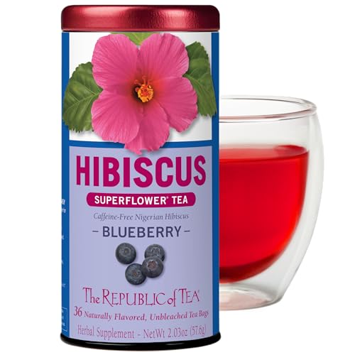 Blueberry hibiscus herbal tea bags