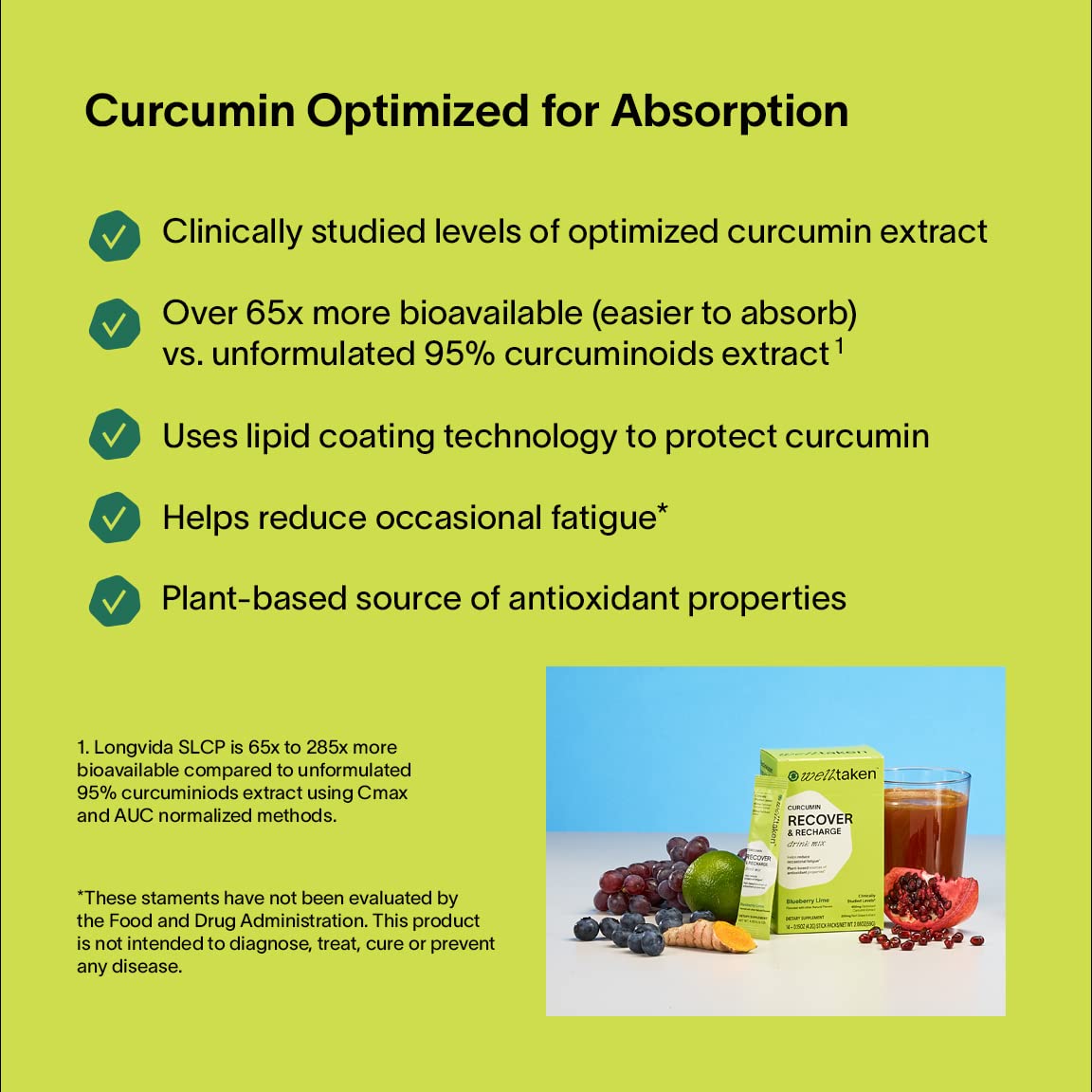 blueberry lime curcumin powder