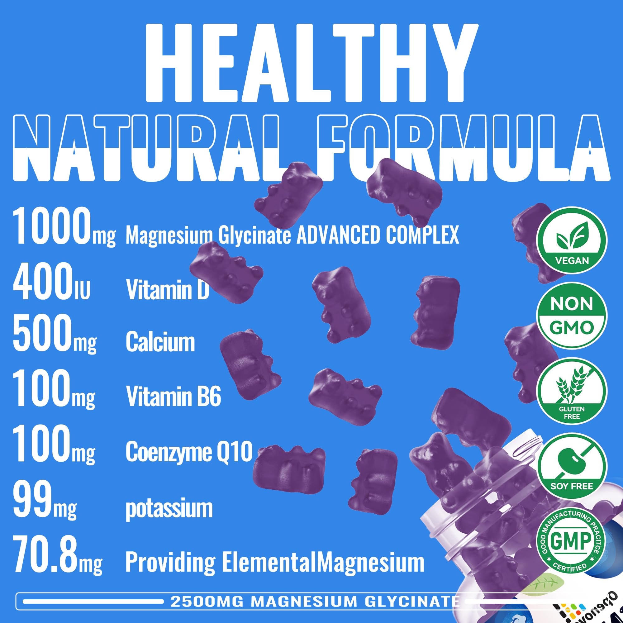 blueberry magnesium gummies for mood support