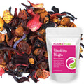 Blueberry muffin hibiscus herbal tea