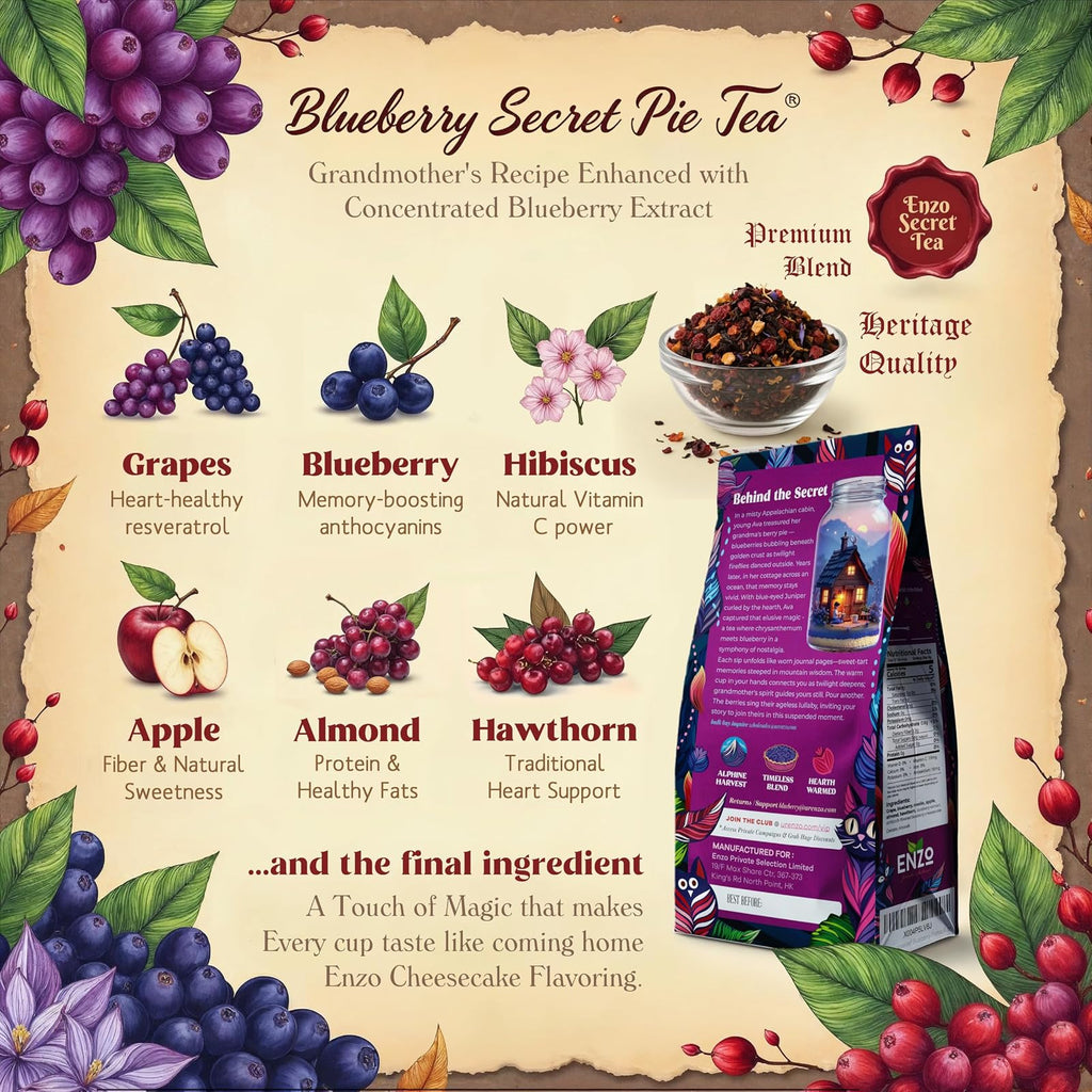 blueberry pie herbal infusion