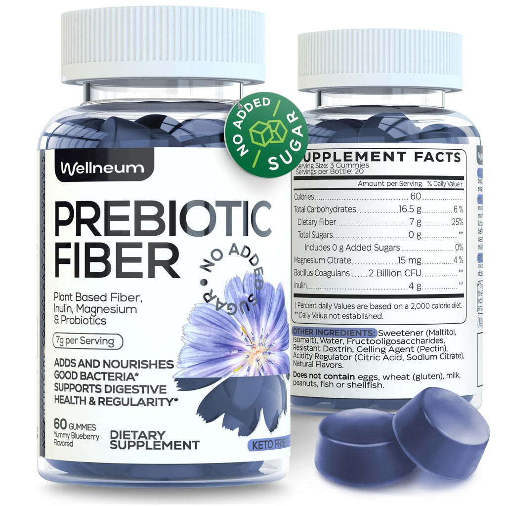 blueberry prebiotic fiber gummies