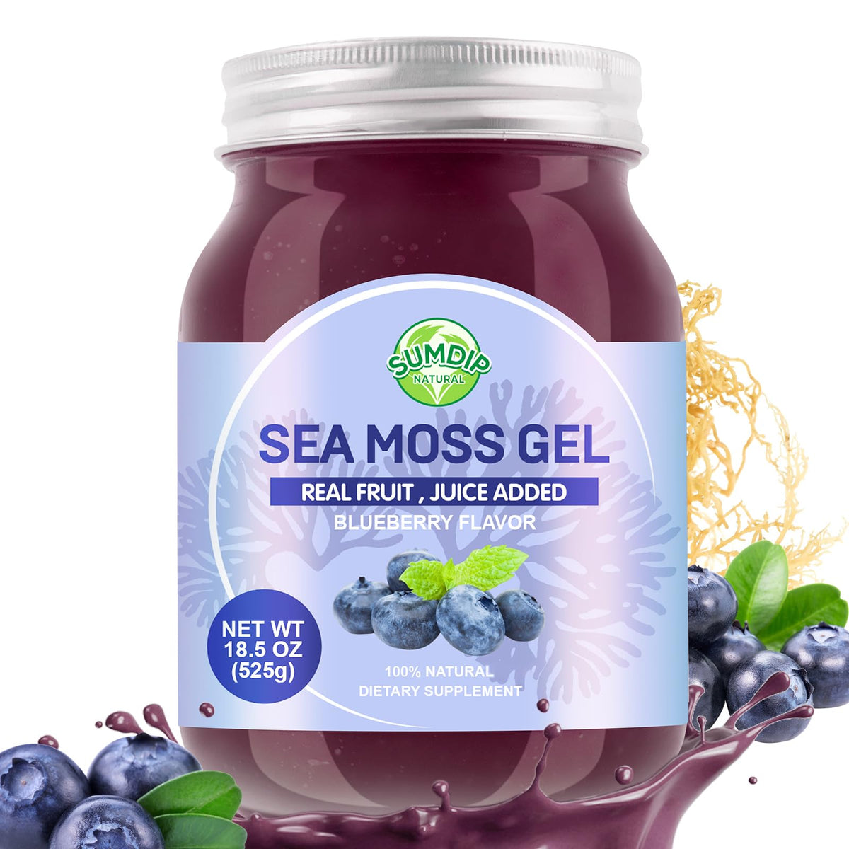 blueberry sea moss gel benefits