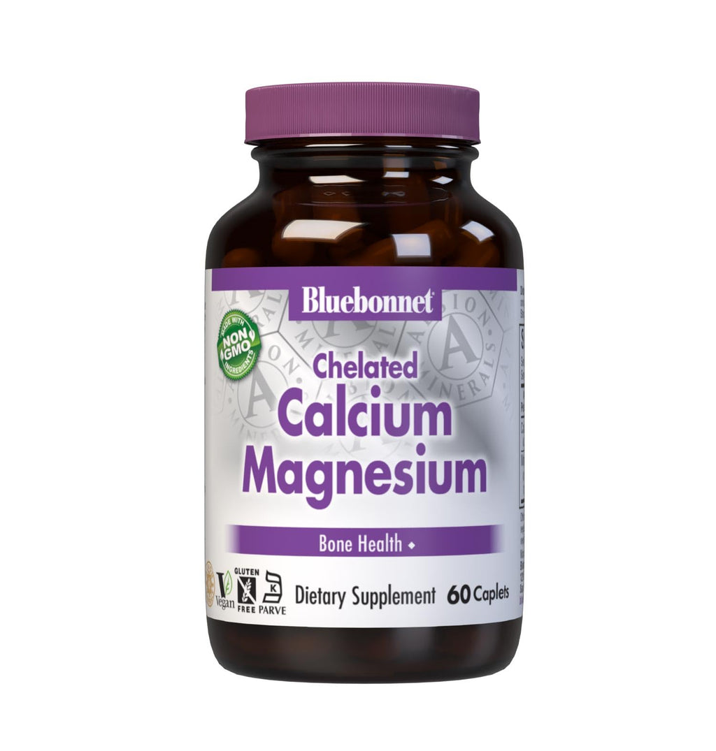 Bluebonnet calcium magnesium caplets for strong bones