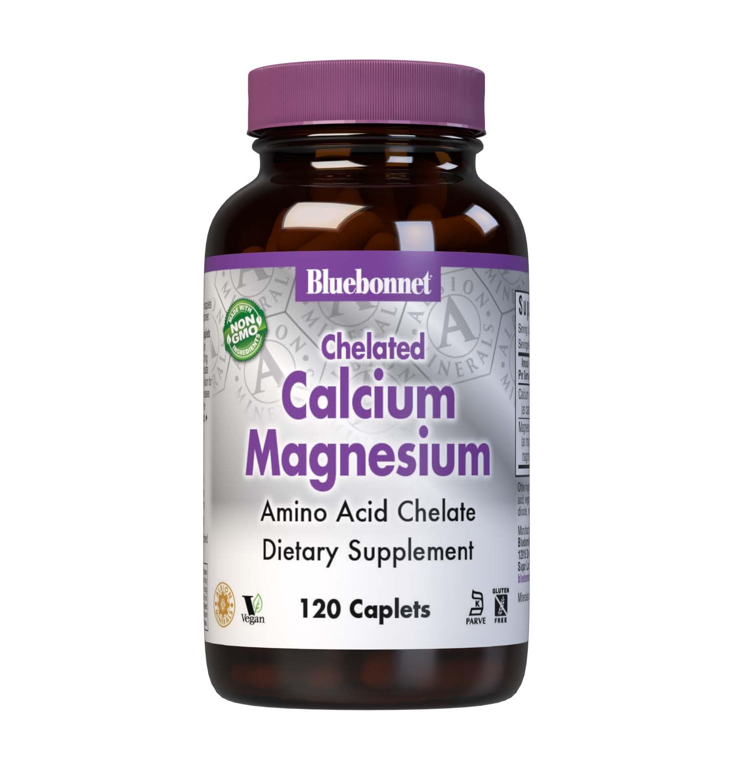 Bluebonnet calcium magnesium supplement capsules