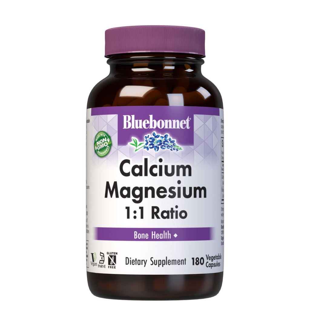 Bluebonnet calcium magnesium vegetable capsules