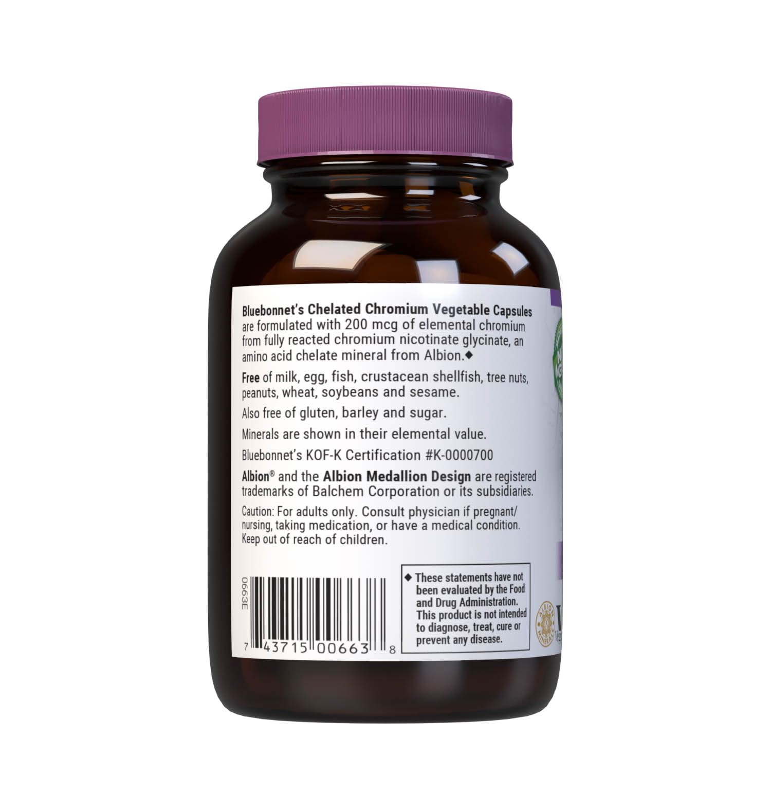 Bluebonnet chromium for blood sugar balance